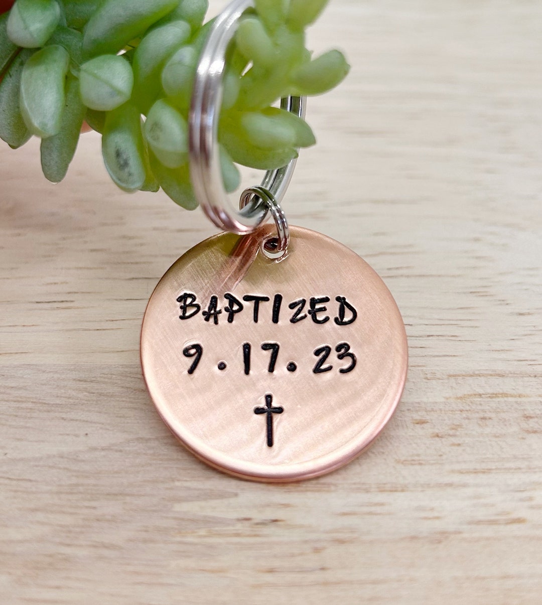 Baptized Keychains, All In, Baptism Gifts, Adult Baptism Gift, Men ...