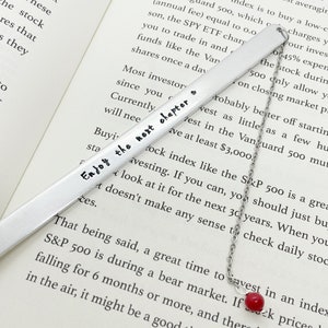 Enjoy the Next Chapter, Retirement Bookmarks, Retirement Gifts, Teacher ...