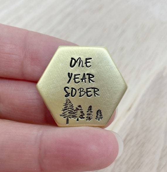 Sobriety Gift Sobriety Chips One Year Sober Sobriety - Etsy