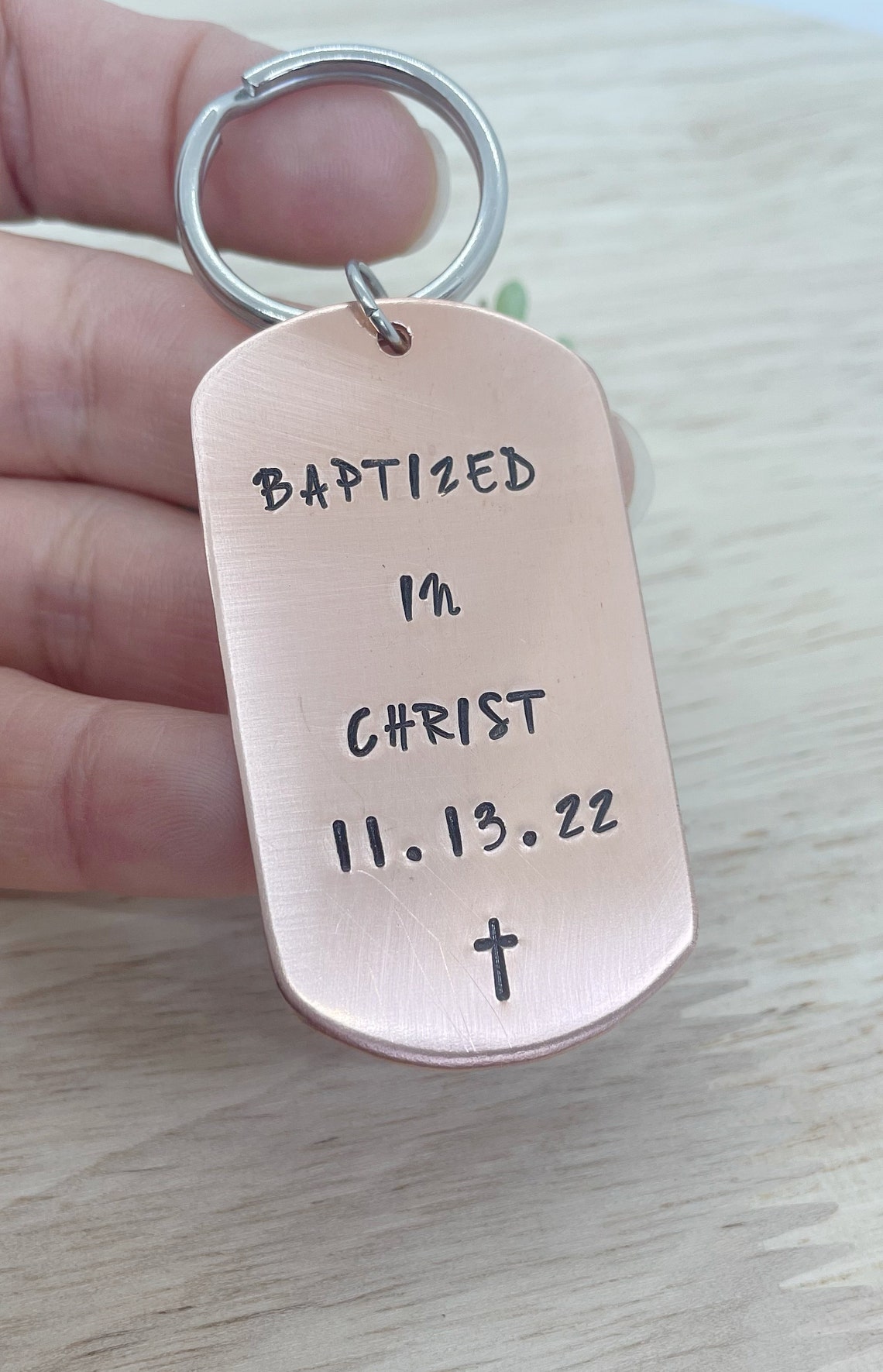 Baptism Keychain Left It in the Water Baptism Gift Adult - Etsy