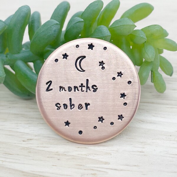 6 Month Sobriety Coin - Etsy