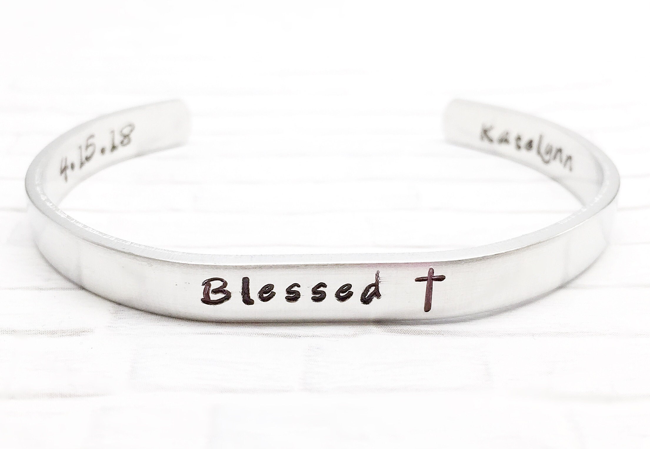 Blessed Bracelets Baptism Confirmation Bracelets Washed - Etsy