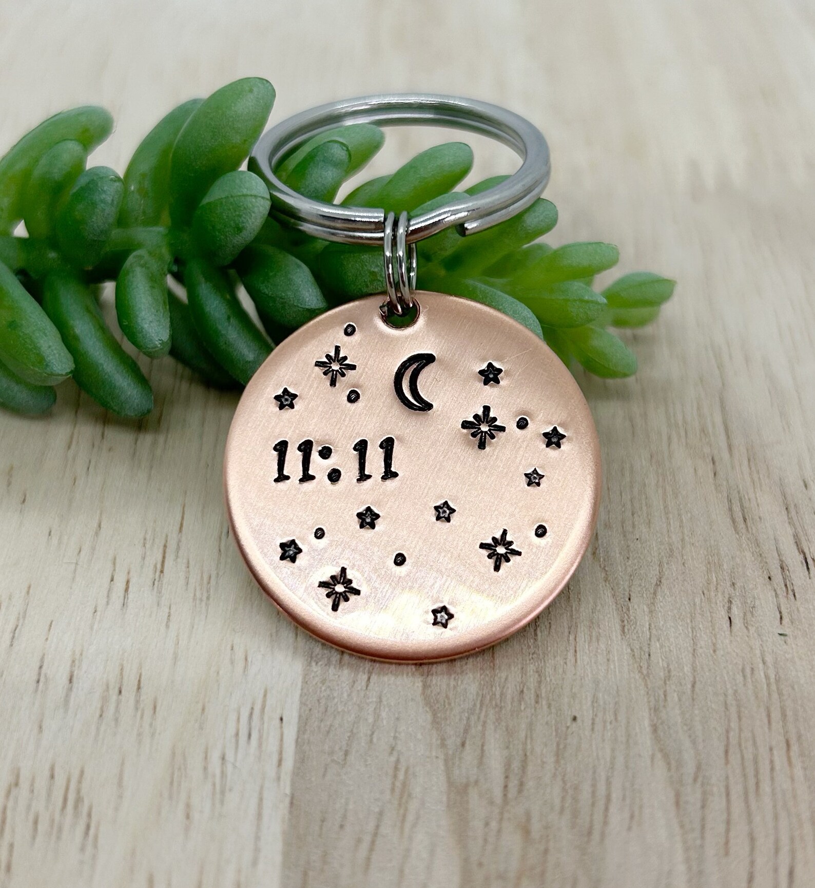11:11 Wish Keychain, Lucky 1111 Keychain, Lucky Token, 111 Lucky ...