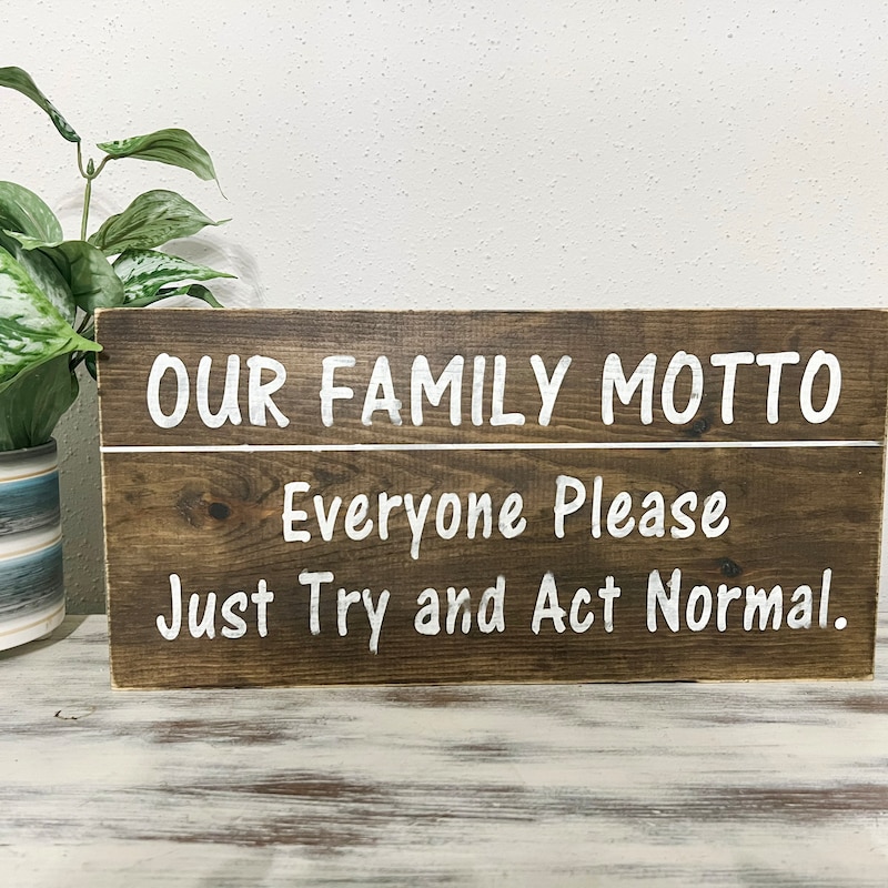 Family Motto - Etsy