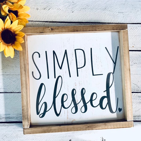 Blessed Sign - Etsy