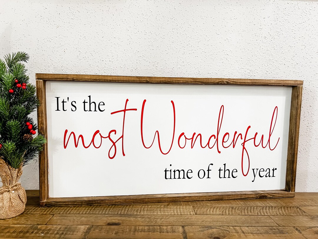 READY TO SHIP, It's the Most Wonderful Time of the Year, Merry ...