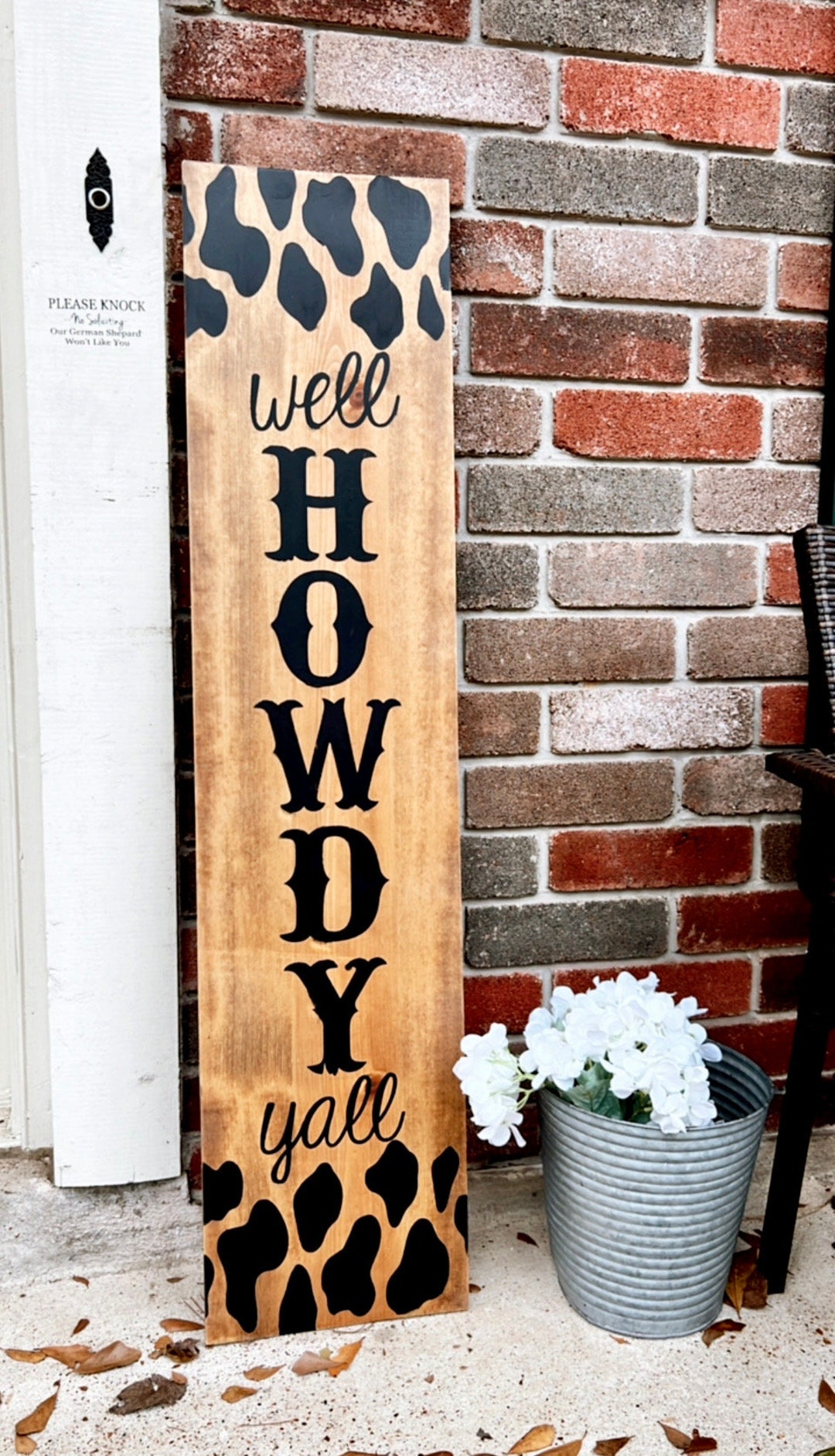 Well Howdy Yall, Porch Sign, Entry Way Sign, Howdy, Howdy Yall, Entry ...
