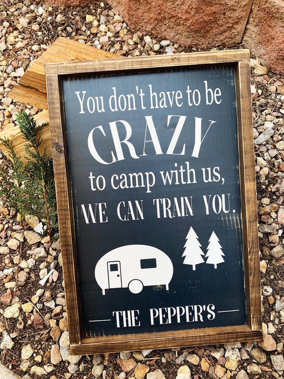 Funny Camping Signs