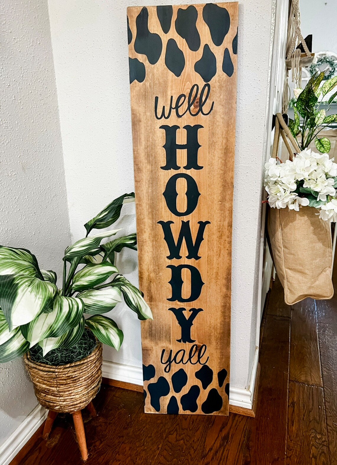 Well Howdy Yall, Porch Sign, Entry Way Sign, Howdy, Howdy Yall, Entry ...