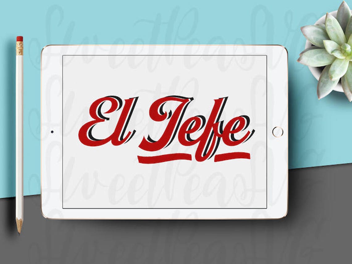 El Jefe Svg, Funny Svg, Silhouette Svg, Cricut Svg, Silhouette Cutting ...