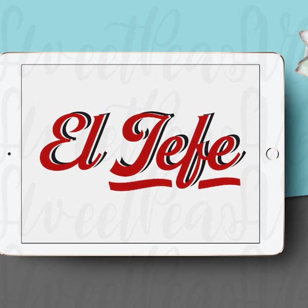 El Jefe Svg - Etsy