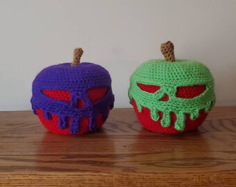 Poison Apple Crochet PATTERN ONLY PDF Download Amigurumi Beginner Easy Simple Basic How to ...