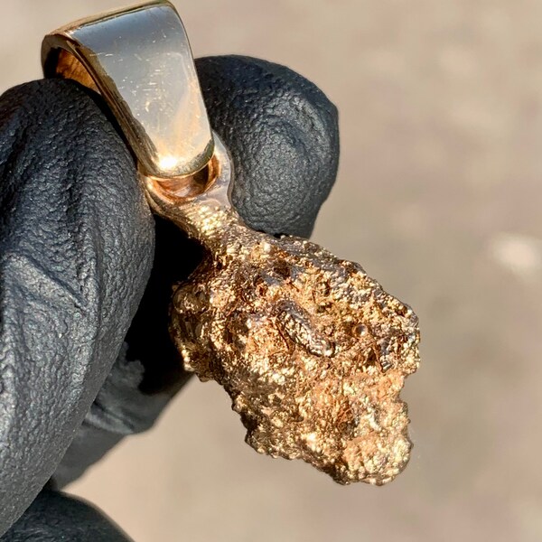 Gold Weed Pendant - Etsy