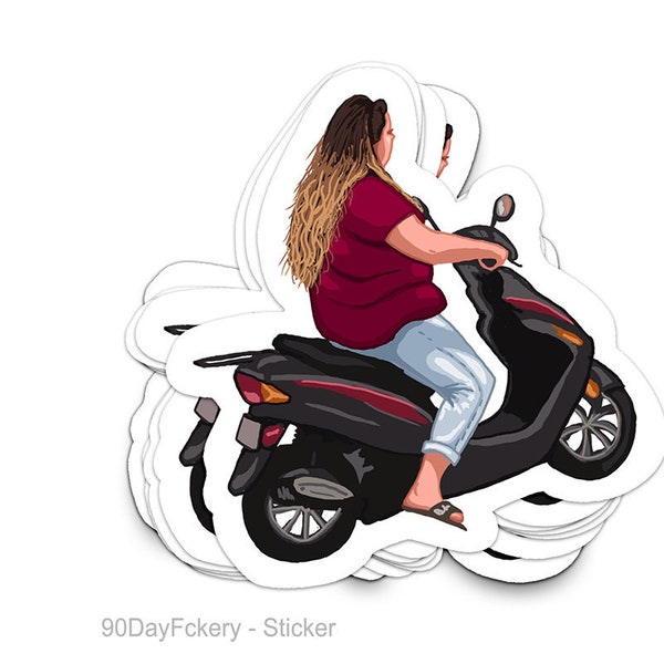 Scooter Bumper Sticker - Etsy