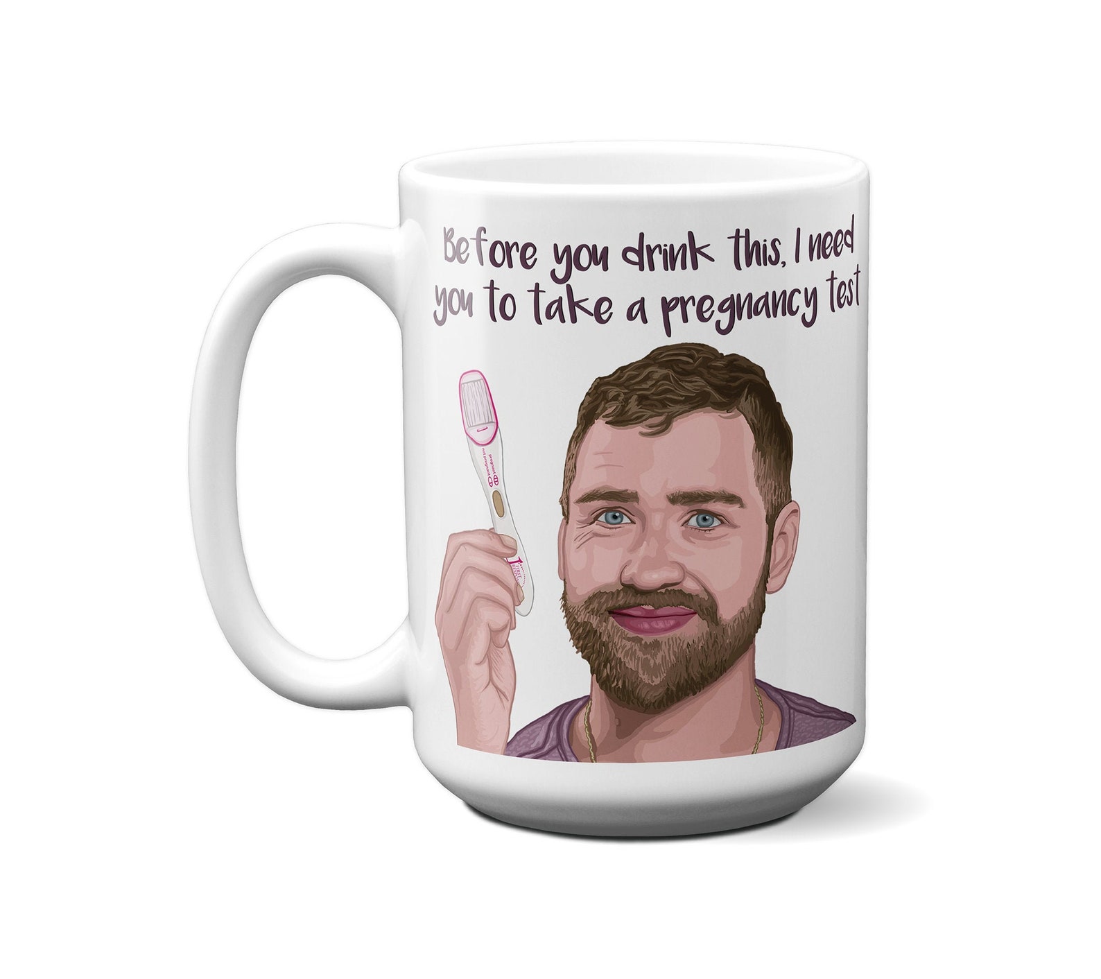 Pol Pregnancy Test Mug 90 Day 11oz and 15oz Mug 90DF - Etsy