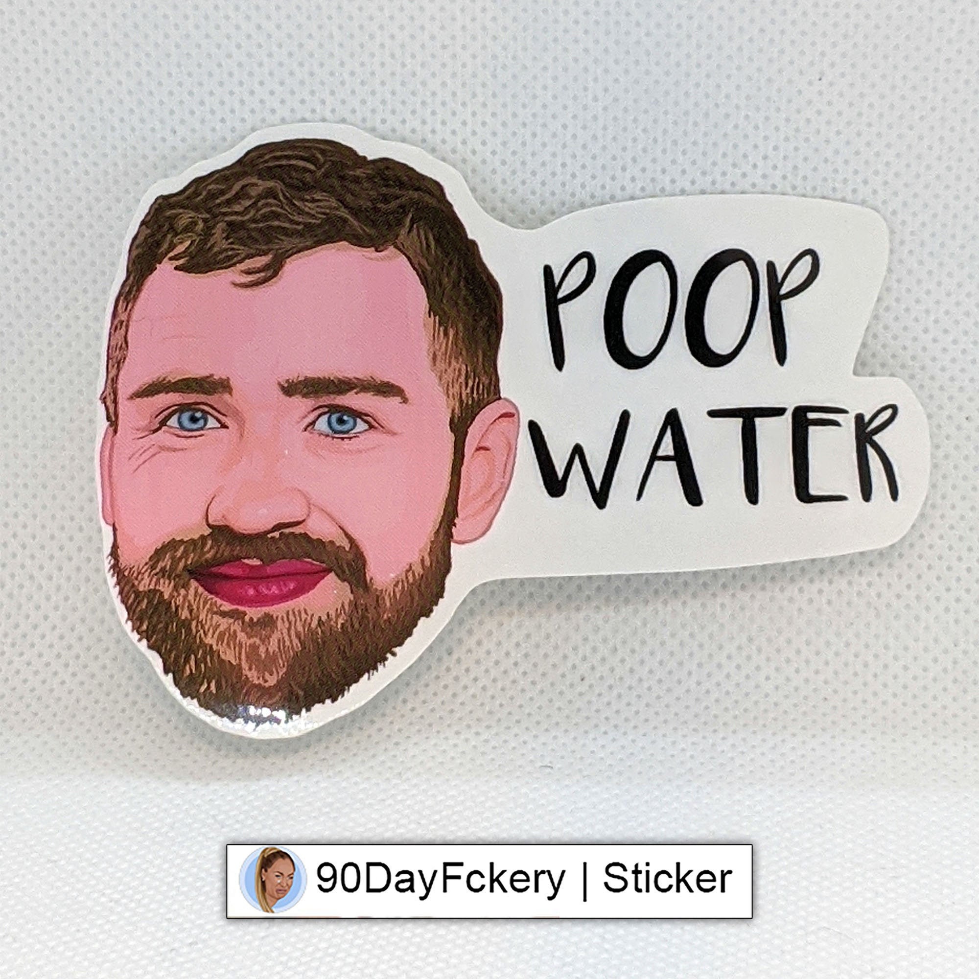 Paul Pol Poop Water 90 Day Vinyl Sticker Weather Resistant | Etsy
