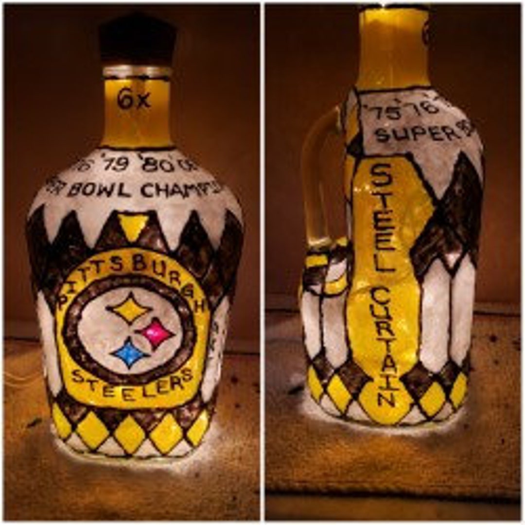MADE to Orderlarge Pitt Steelers Lamp - Etsy
