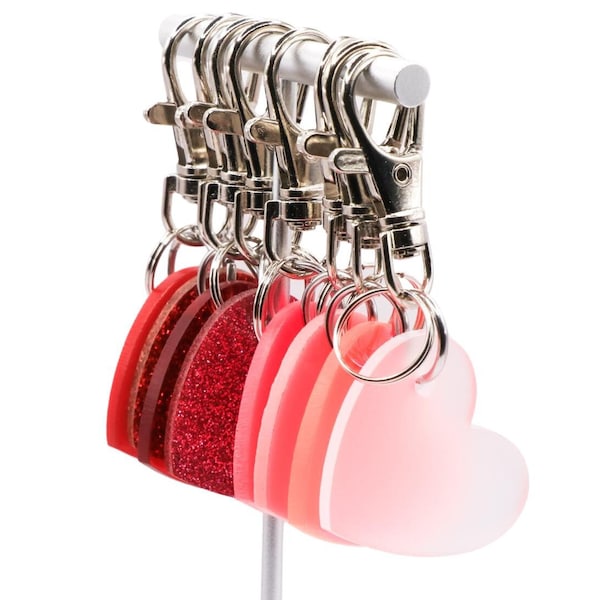 Heart Keychain - Etsy