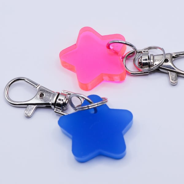 Star Keychain - Etsy