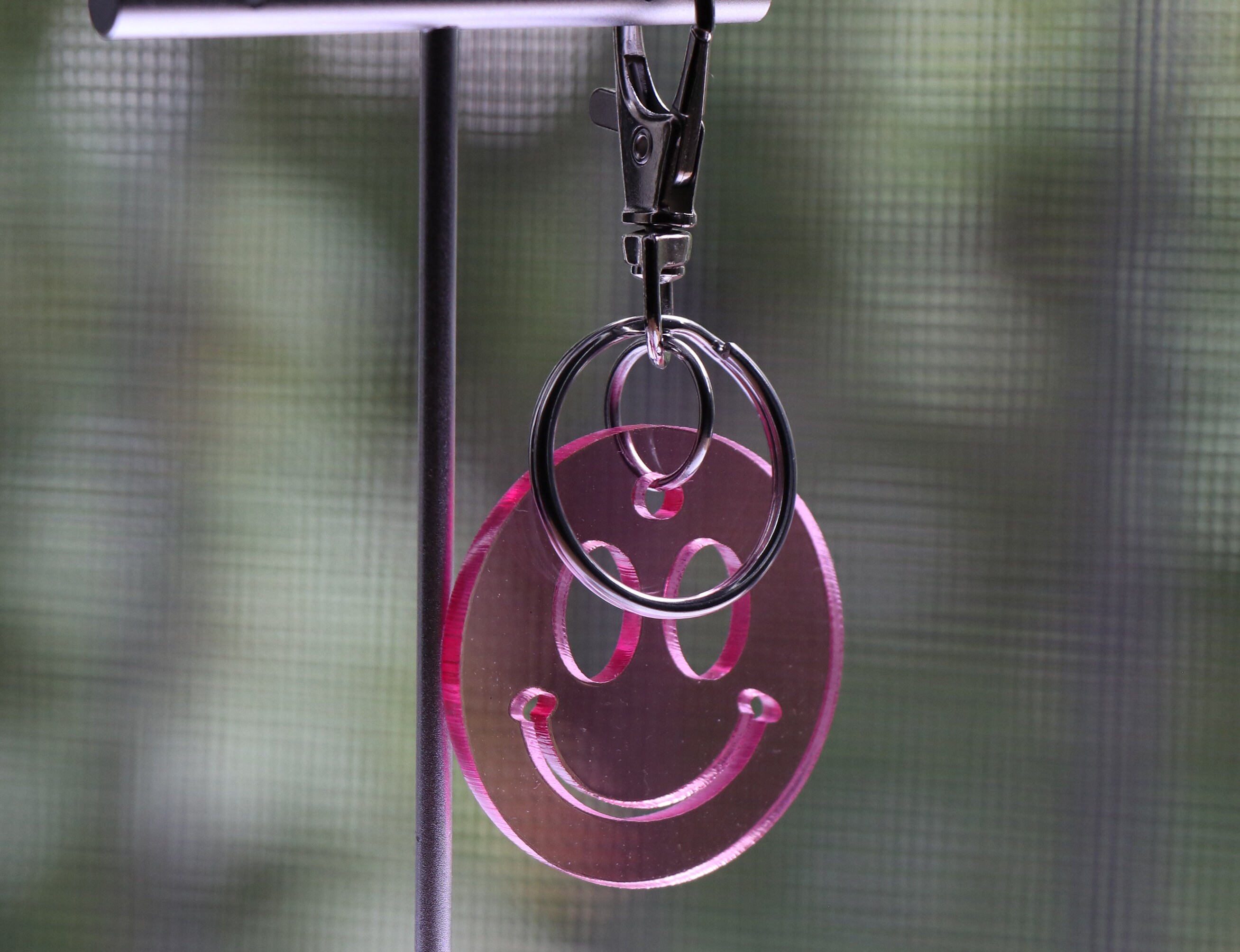 Mini-smiley Key Acrylic Keychain, Assorted Colors - Etsy