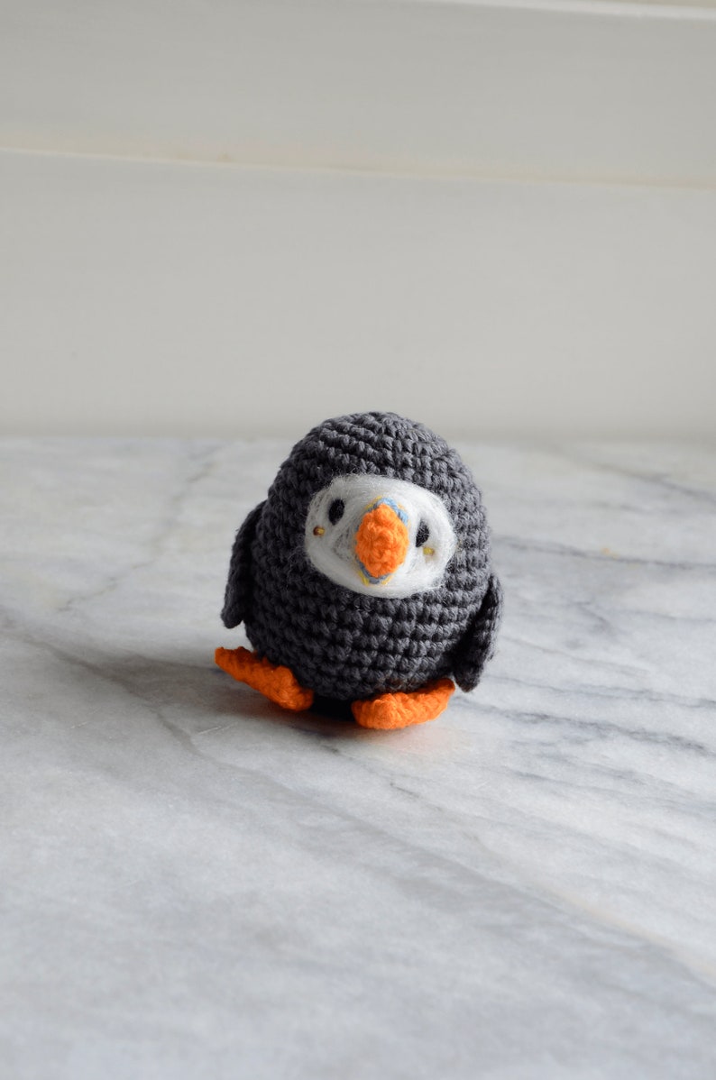 Crochet Puffin Pattern | Amigurumi Puffin Pattern | Pocket Sized Puffin ...