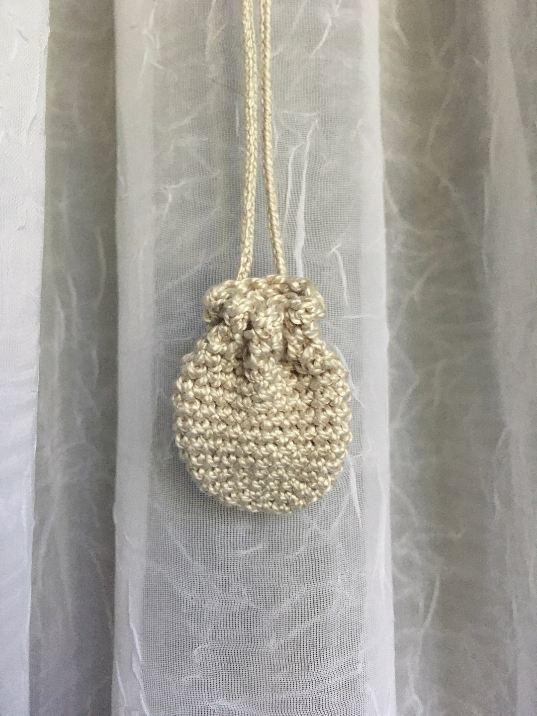 Mini Pouch Necklace // Choose Your Color - Etsy
