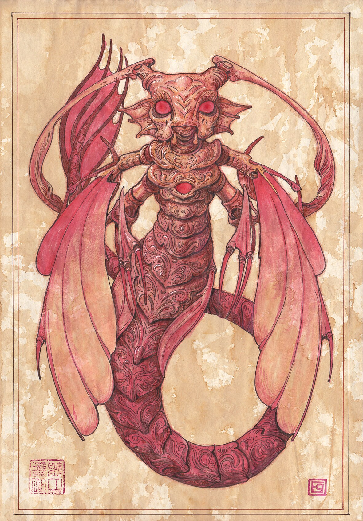 PUPPET STEAMPUNK AUTOMATON Robot Creature Mermaid Artdoll Sirena Triton ...