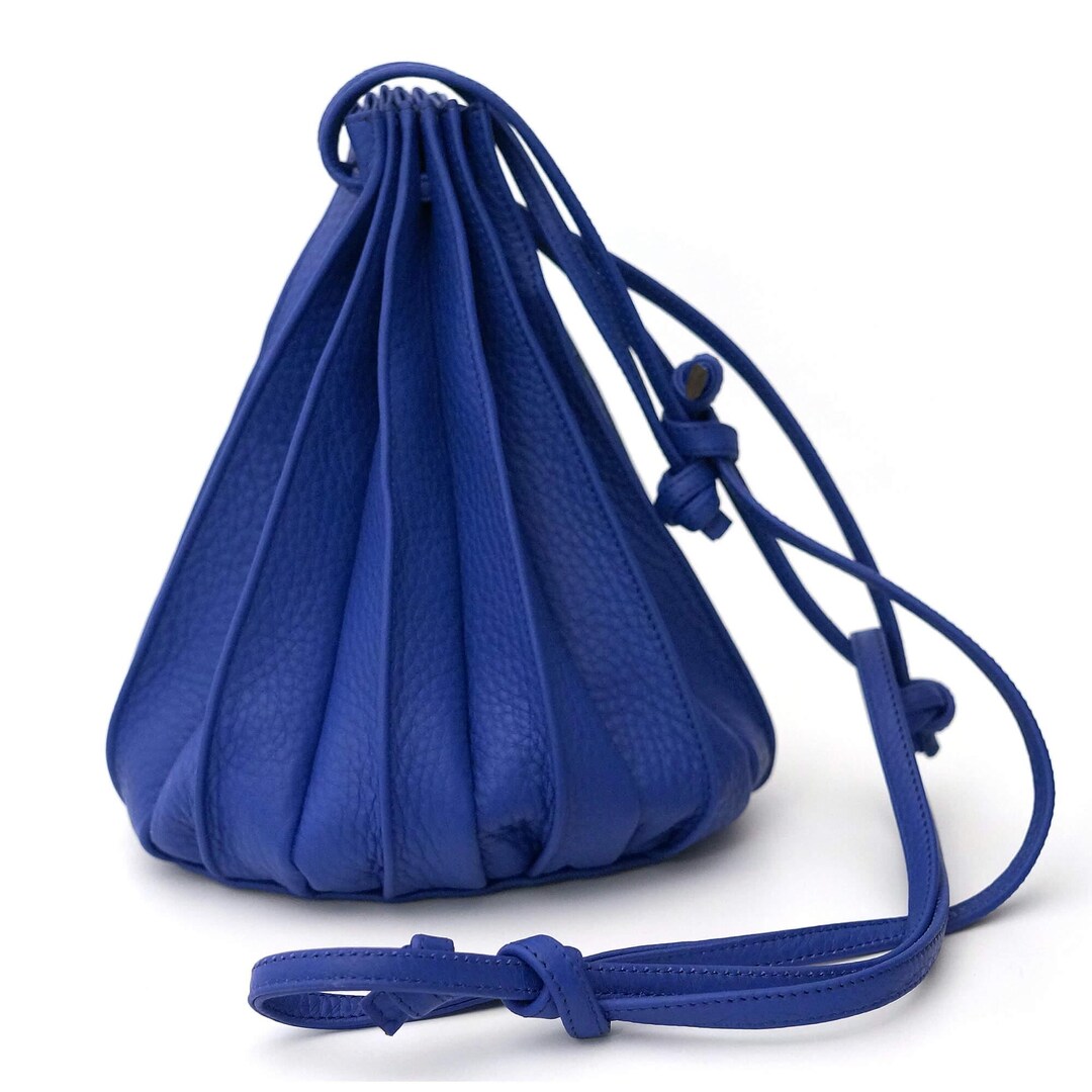 Leather Drawstring Bag, Adjustable Bag, Handcrafted Leather Bag ...