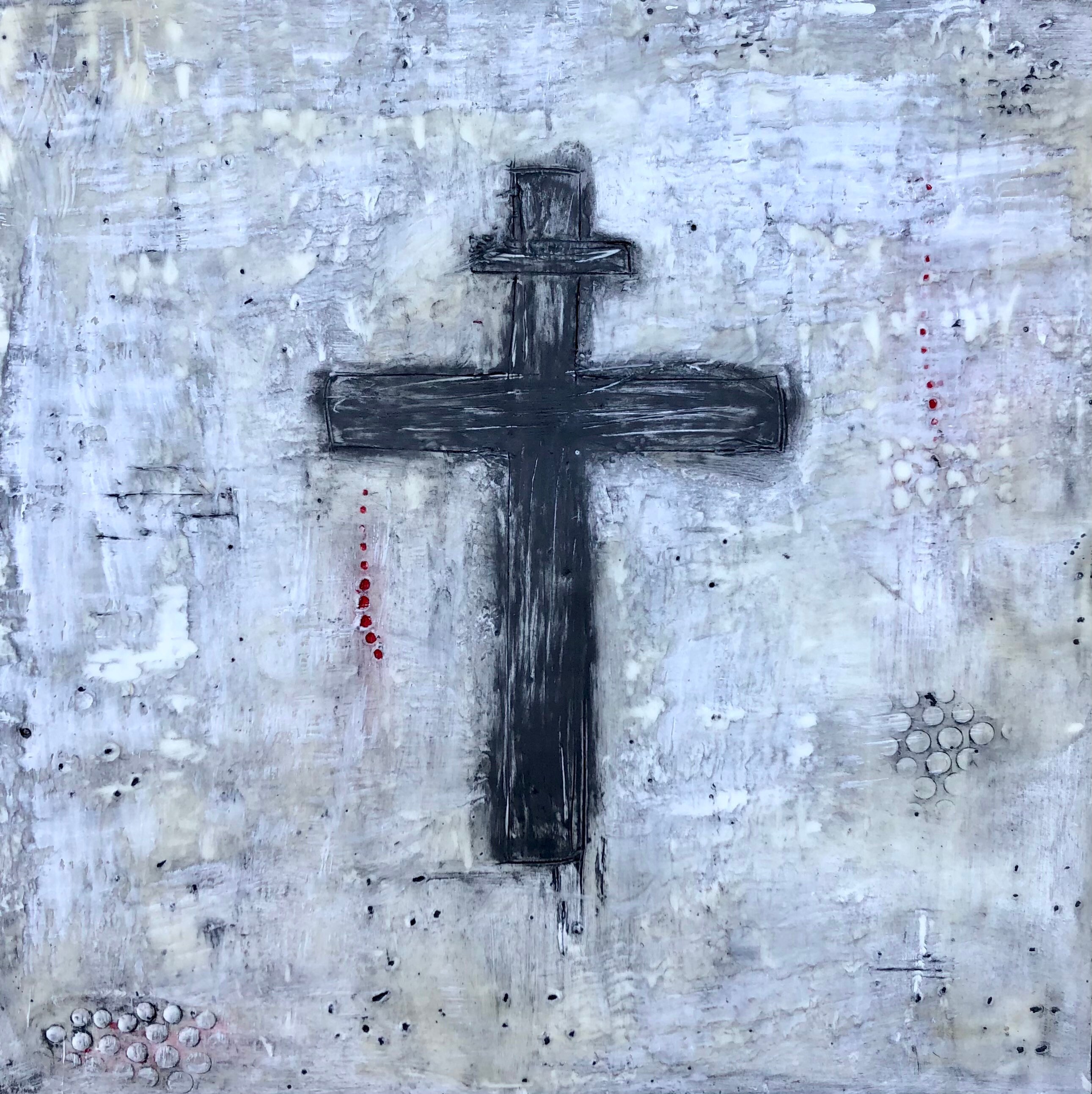 Stages of the Cross / Abstract Painting / Original Artwork / | Etsy