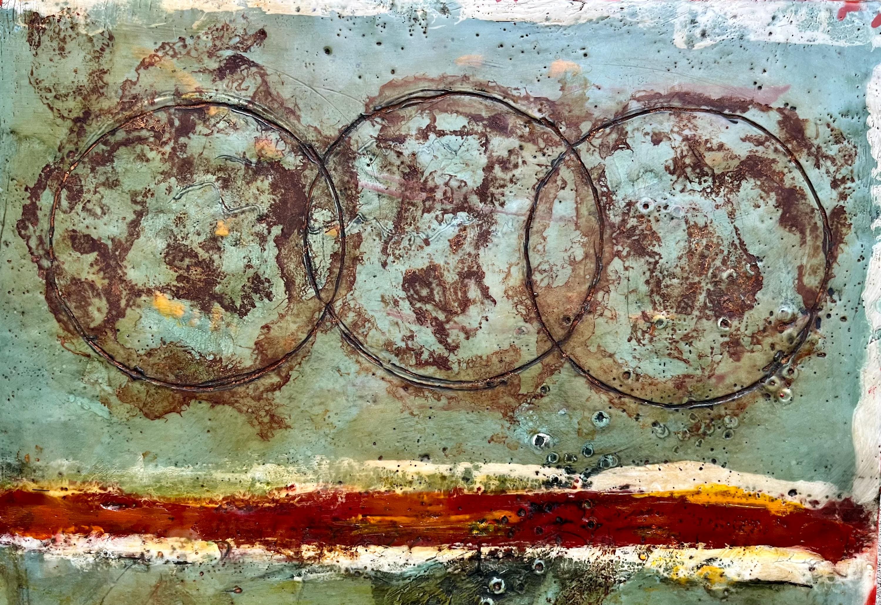 Encaustic Art: Abstract Expressionism Painting, 12x12 - Etsy