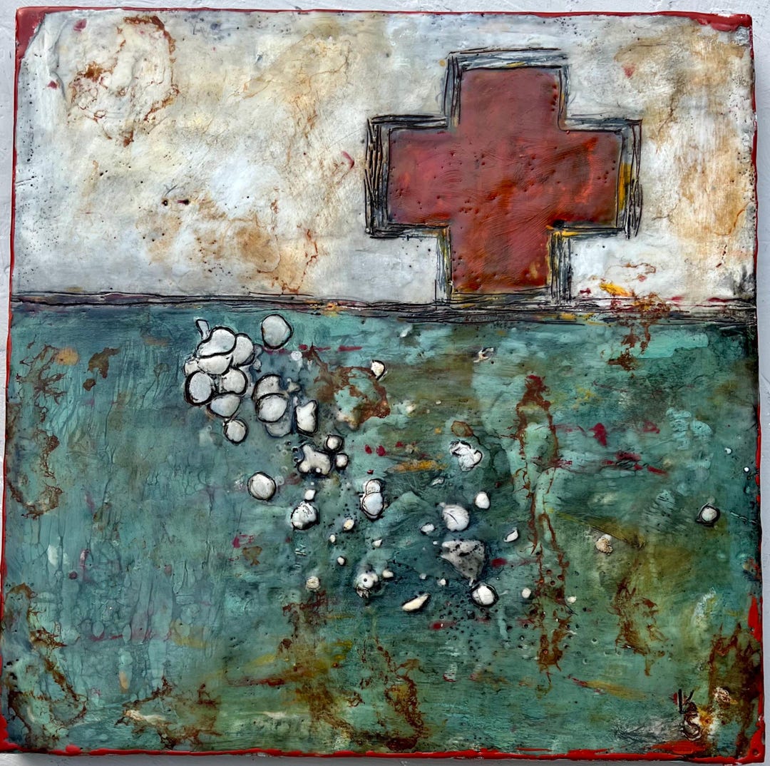 Encaustic Art / Abstract Expressionism / Portals & Pathways / #1 in a ...