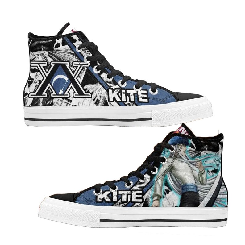 Hxh Kite High Top Shoes Custom Manga Anime Sneakers - Etsy