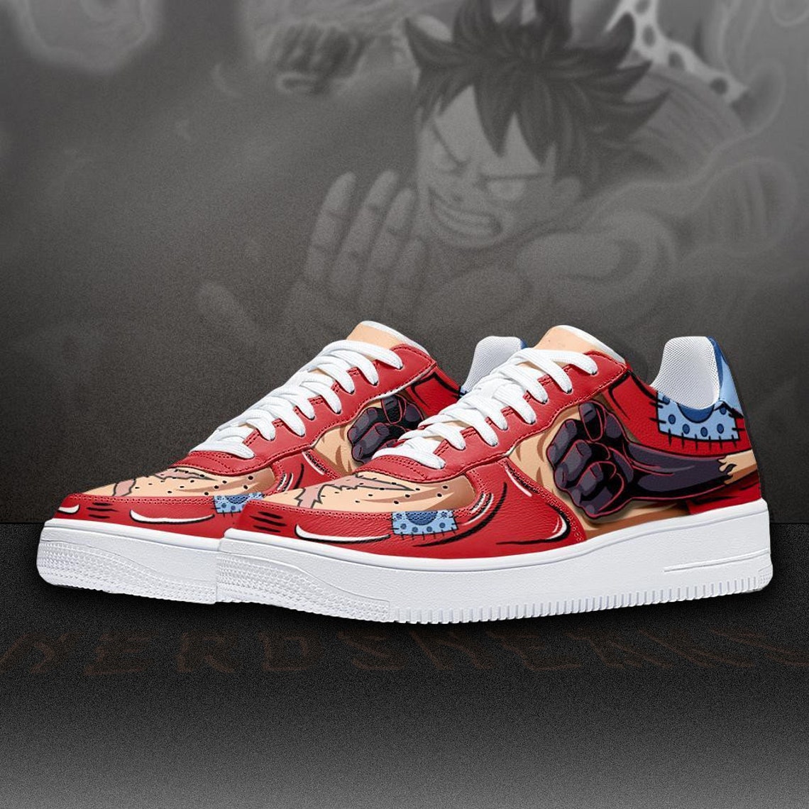 Luffy Haiki Low Top Sneakers - Etsy