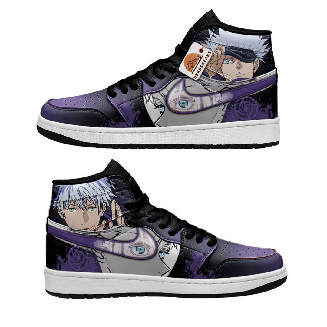Satoru Gojo Anime Shoes Custom Sneakers - Etsy