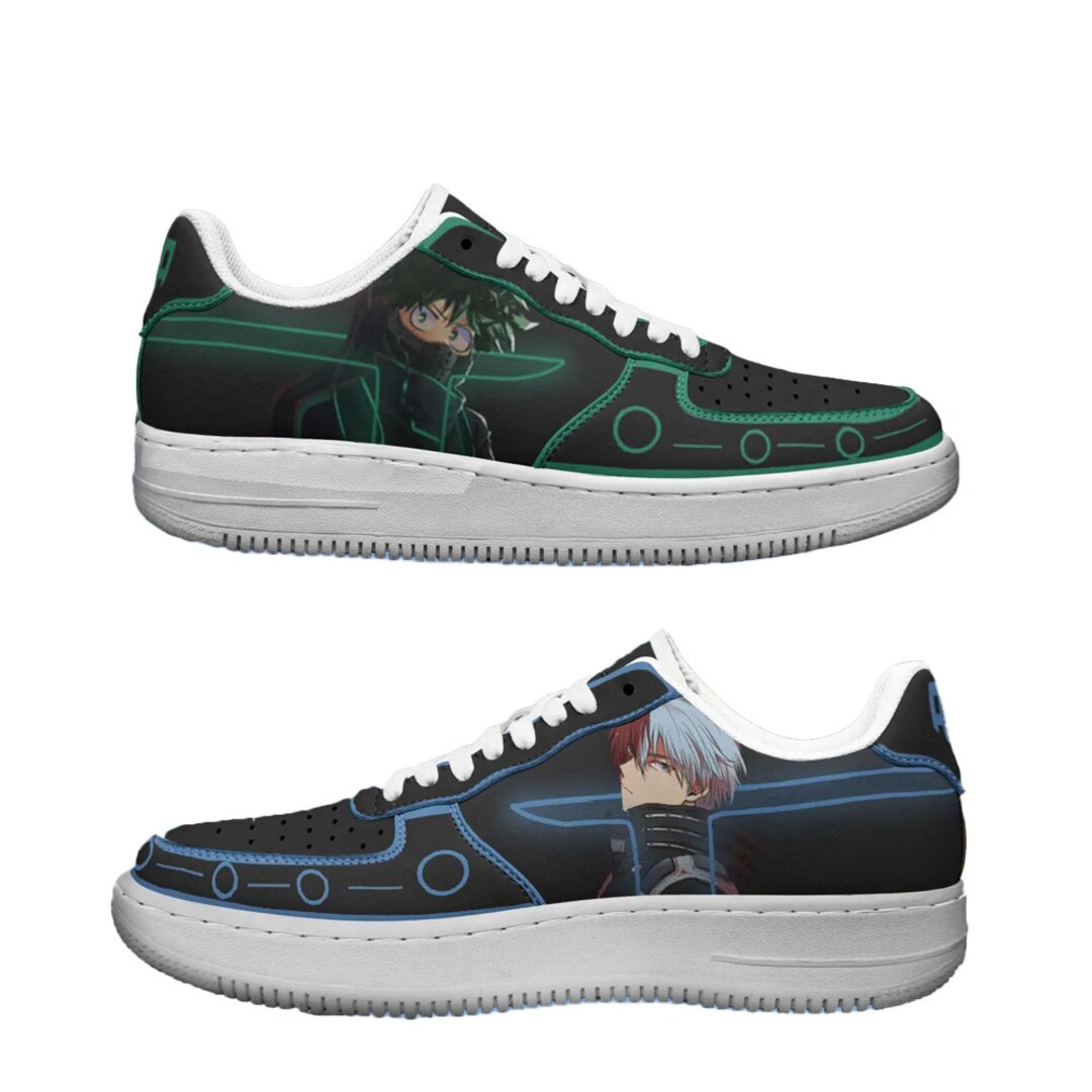 MHA Musketeers Deku X Shoto AF Sneakers Custom Anime Shoes - Etsy