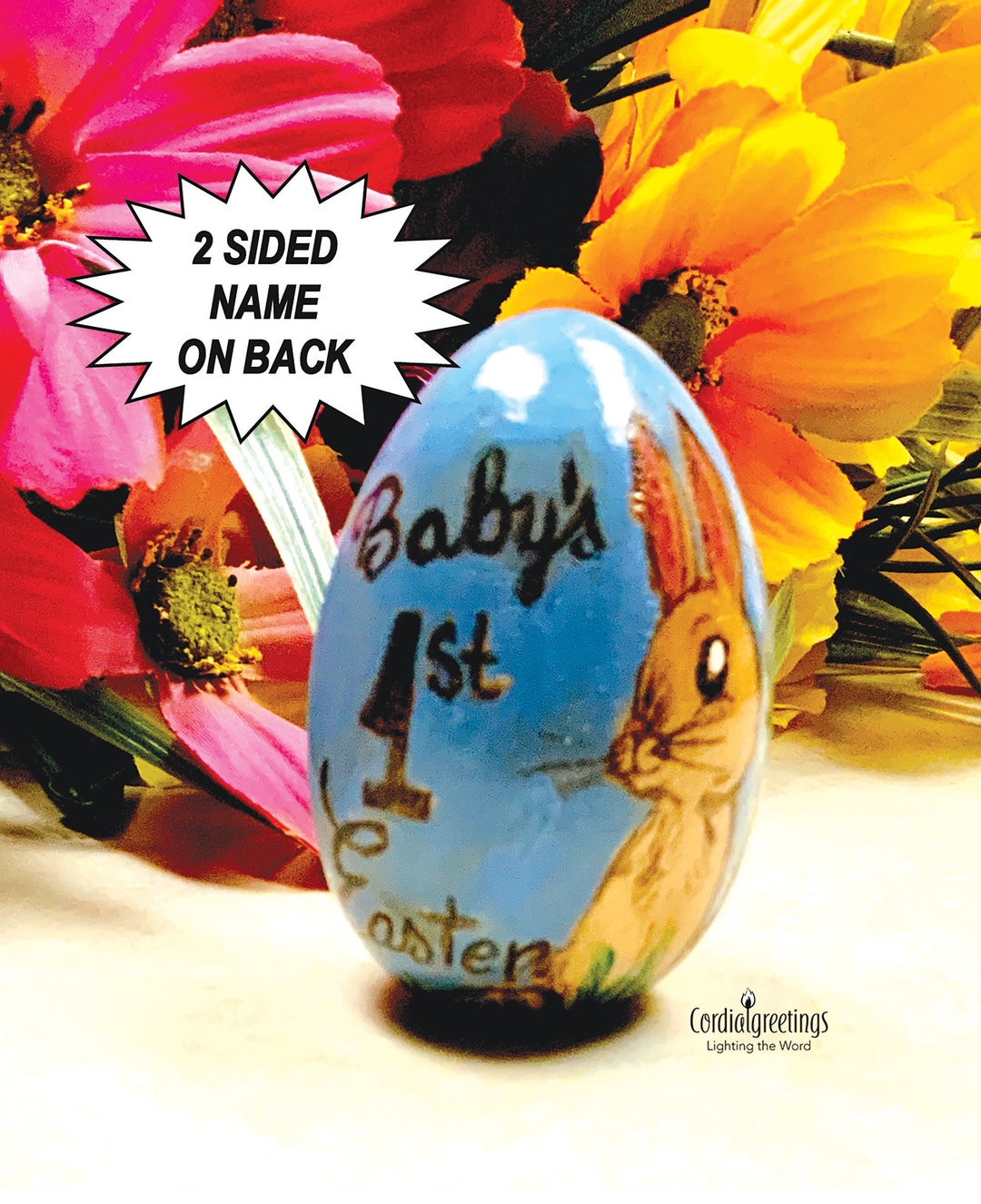 Baby's First Easter – Personalized Wood Easter Egg – First Easter ...