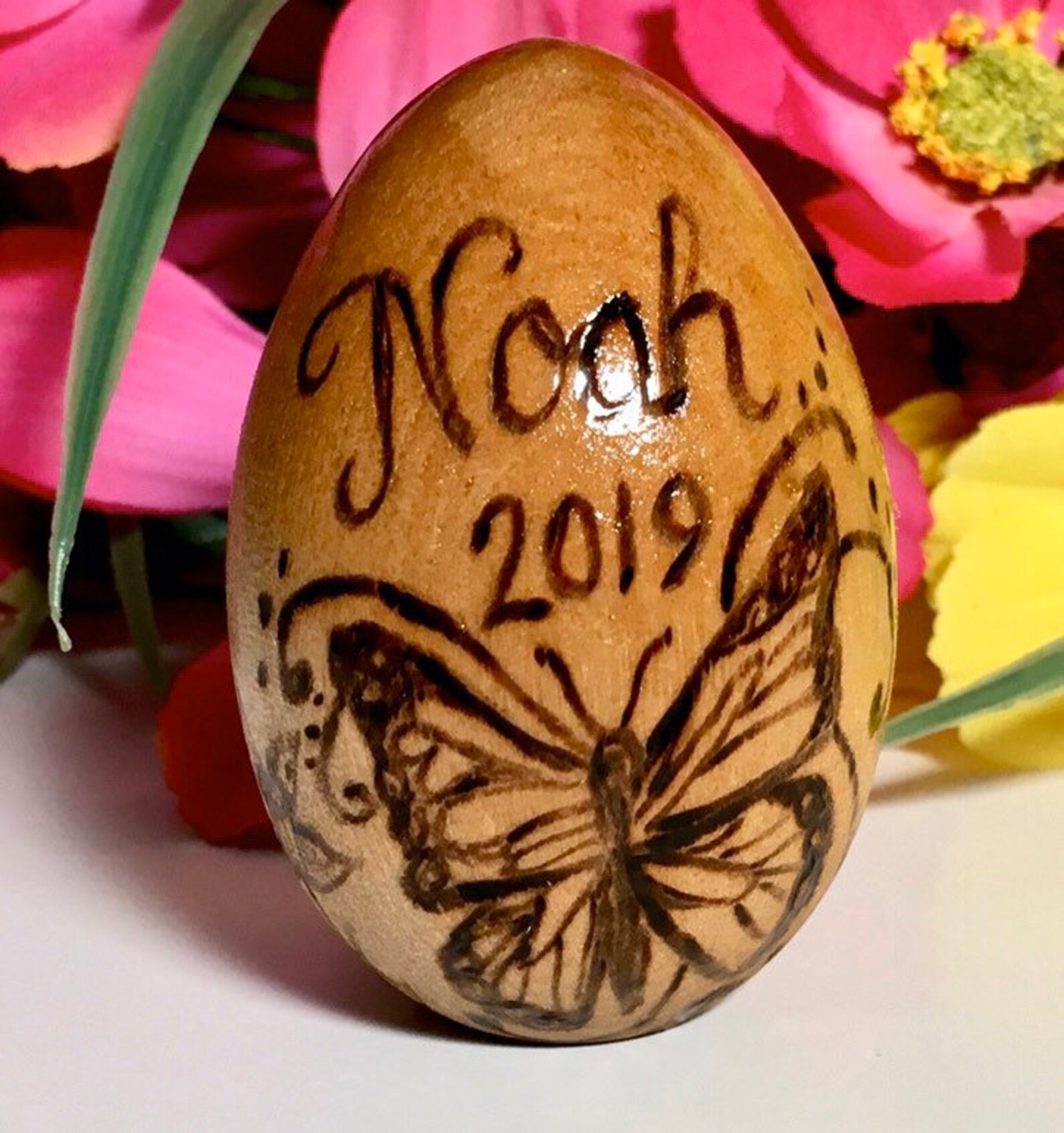 Wooden Easter Egg Babys First Easter Easter Gift for Kids - Etsy