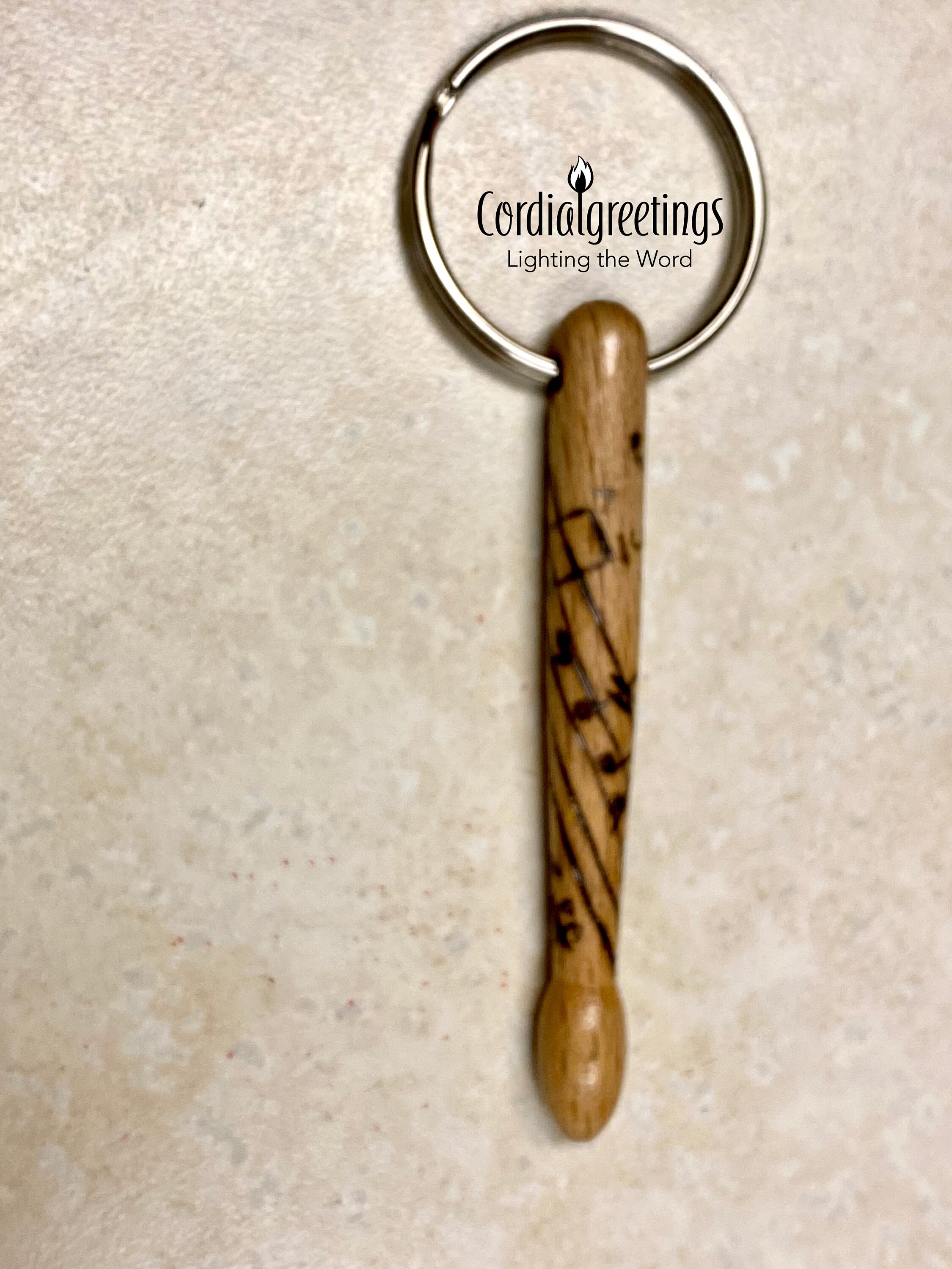 Customized Drumstick Keychain - Personalized Drum Key Chain - Drummer ...