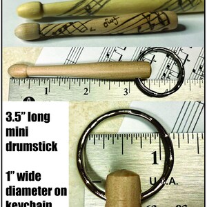 Customized Drumstick Keychain - Personalized Drum Key Chain - Drummer ...