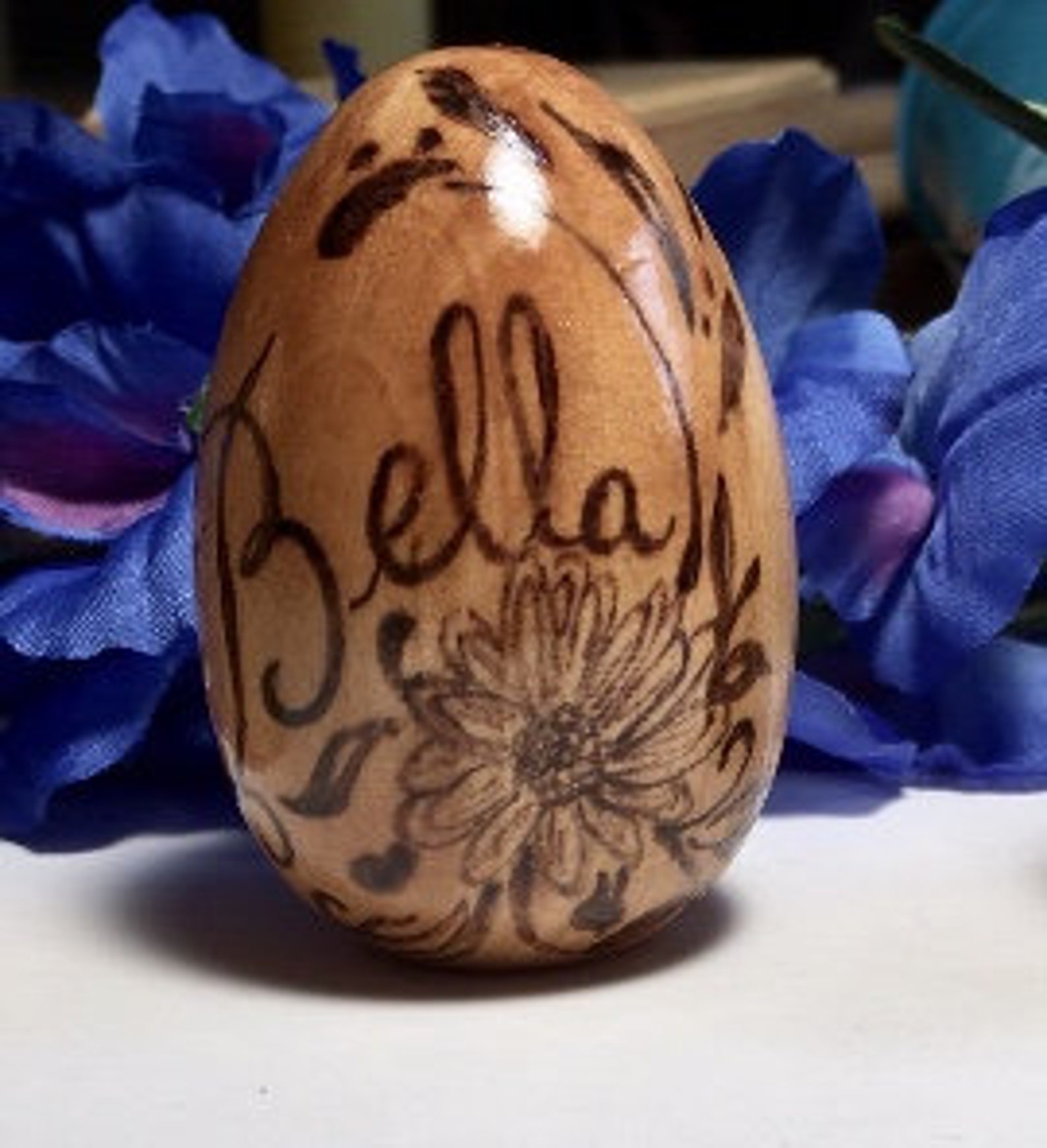 Wooden Easter Egg Babys First Easter Easter Gift for Kids - Etsy