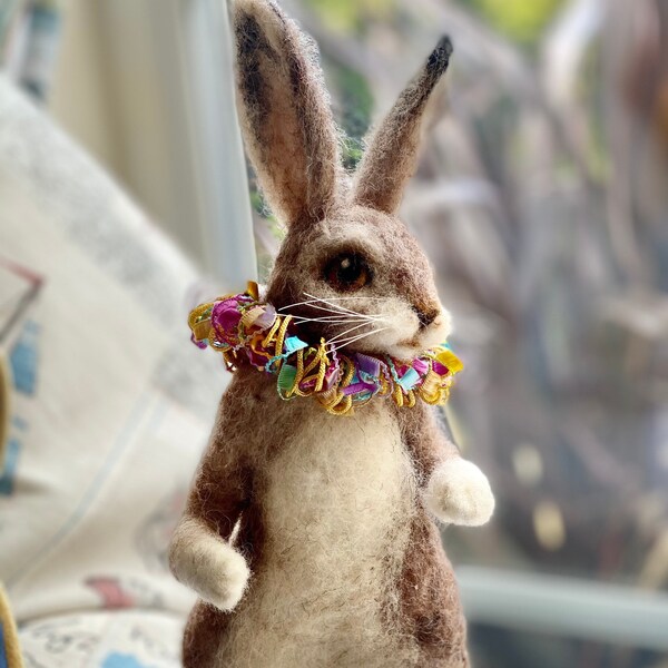 Needle Felted Rabbit - Etsy