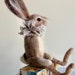 Hare Doll/spring Hare/needle Felted Hare/felted Hare/felted Jack Rabbit ...