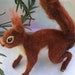 Squirrel/felted Animals/felted Red Squirrel/squirrel Sculpture/squirrel ...
