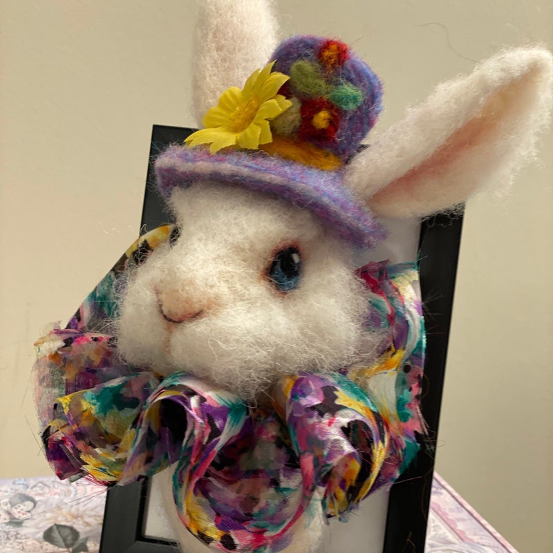 Needle Felted Rabbit - Etsy
