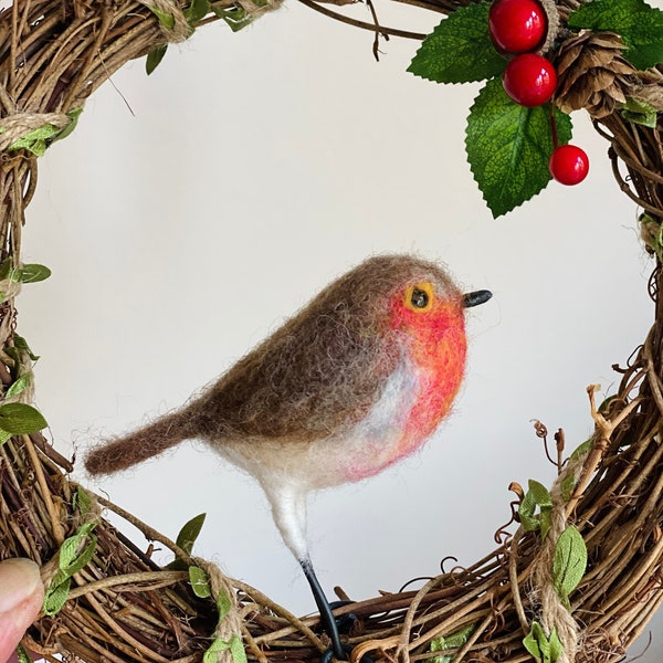 Felt Robin - Etsy UK