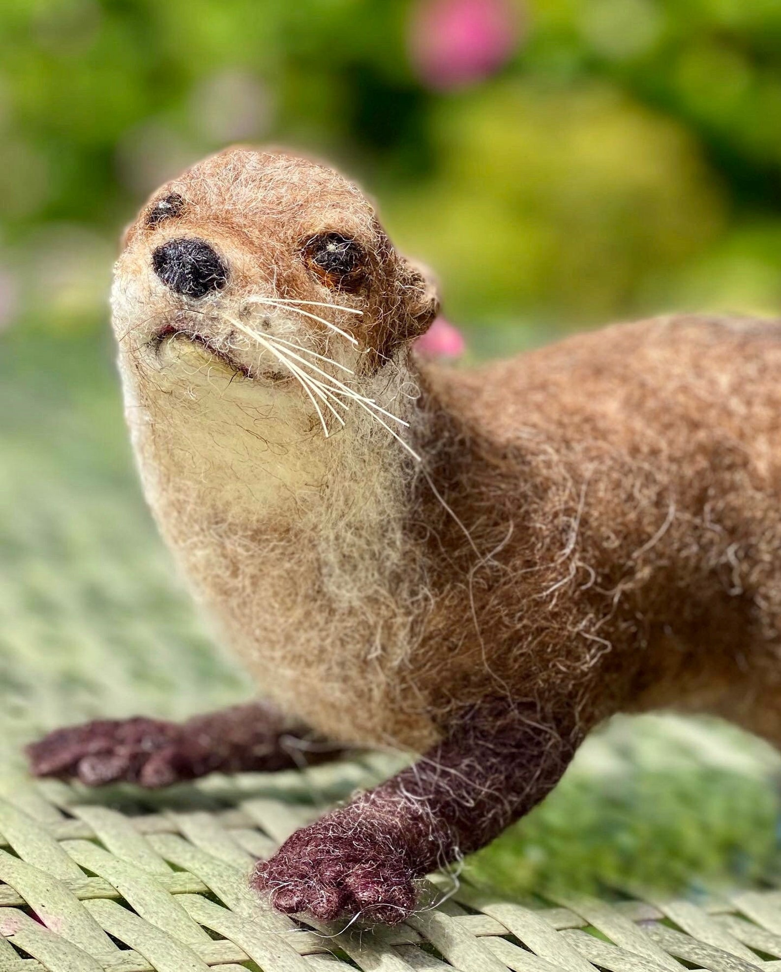 River Otter/otter Sculpture/needle Felted Otter/gift for Otter - Etsy UK