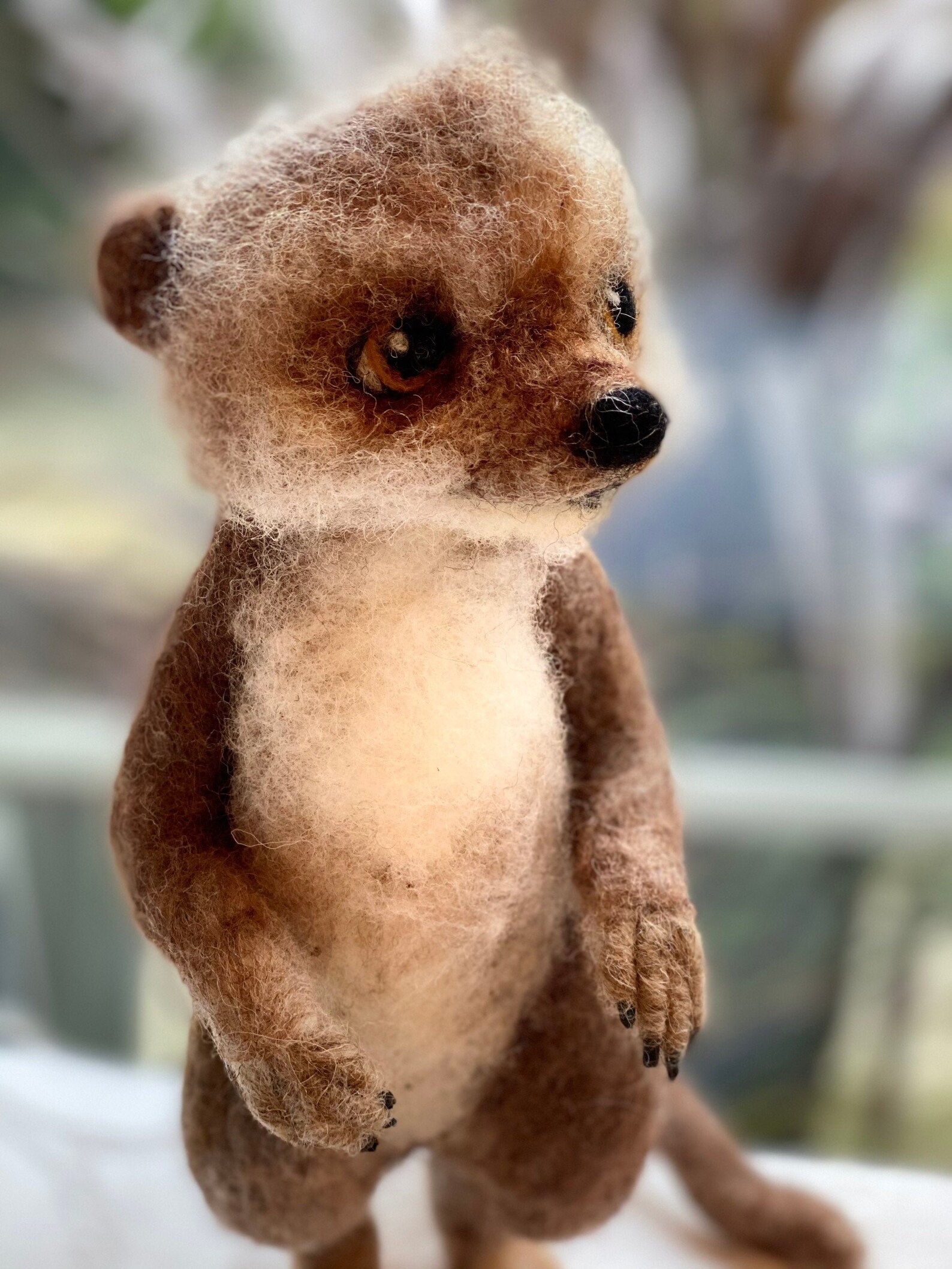 Meerkat/needle Felted Meerkat/meerkat Sculpture/felt - Etsy UK