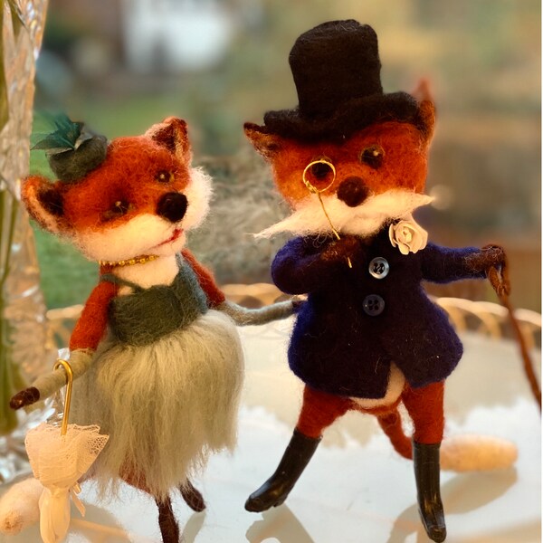 Needle Felted Fox - Etsy