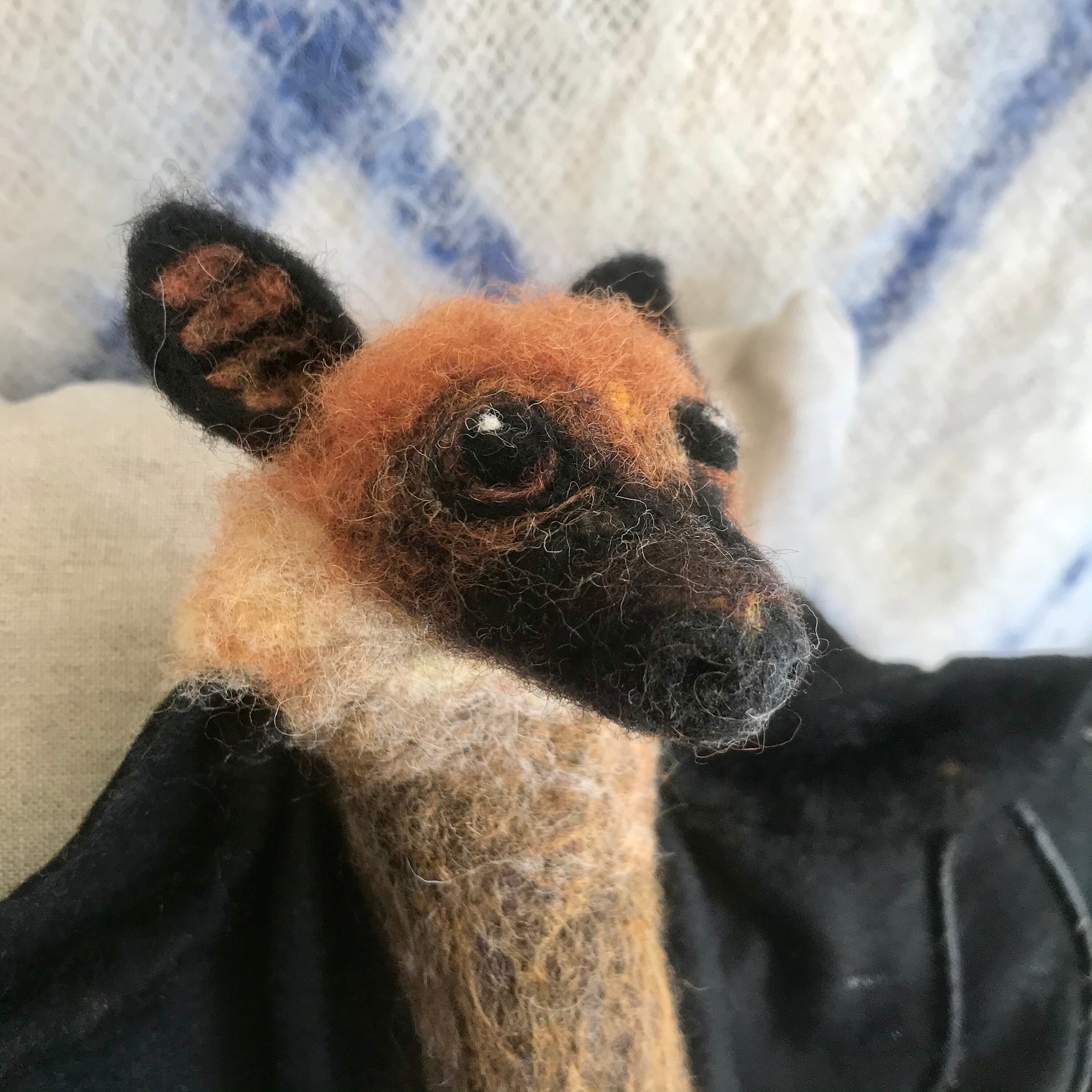 Flying Fox Bat/mixed Media Realistic Bat/needle Felted Flying - Etsy UK