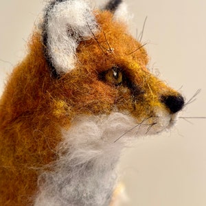 Realistic Fox/red Fox/felted Animals/felt Fox/needle Felted Animal ...
